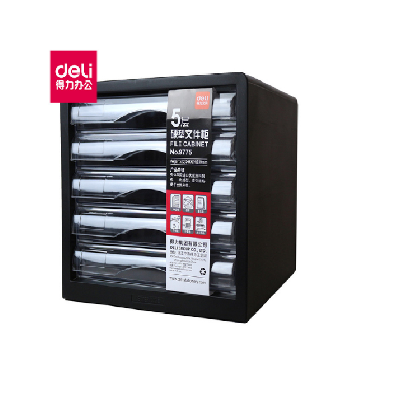 Tủ đựng tài liệu 5 ngăn deli 9795 - Văn Phòng Phẩm Ngân Hưng